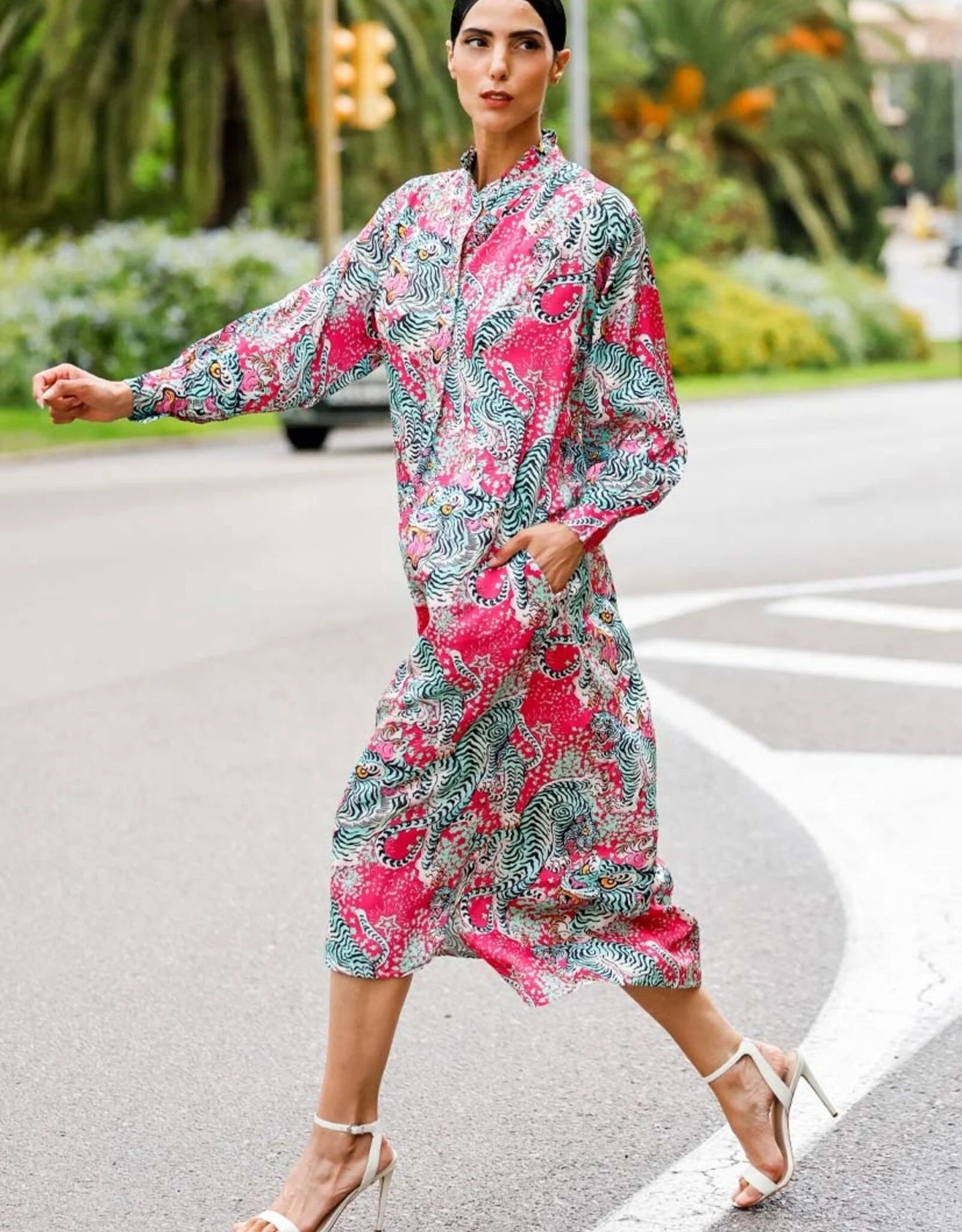 MISS GOODLIFE STAR TIGER DRESS